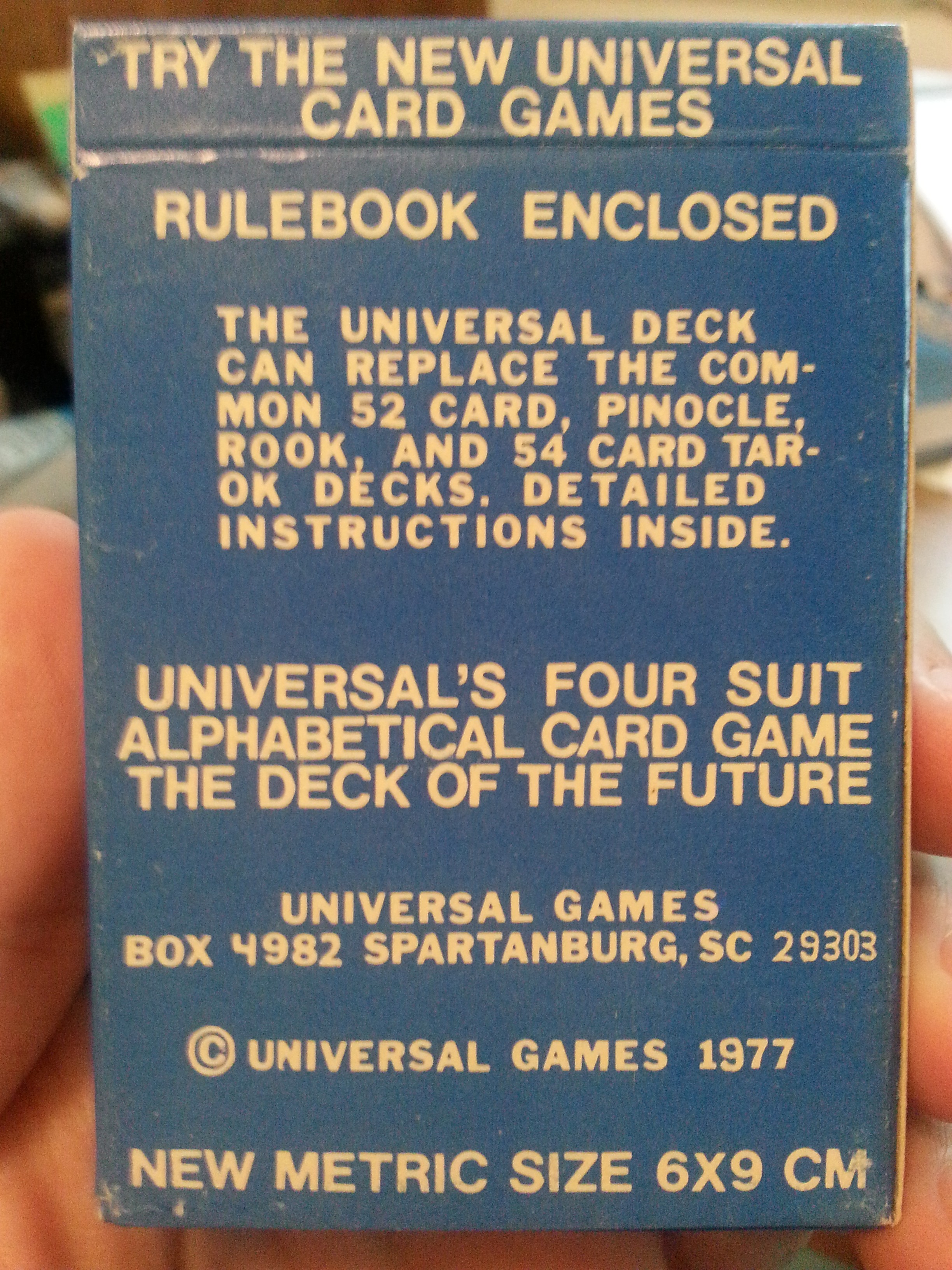 Universal Card Deck | Trevor H. Cooley